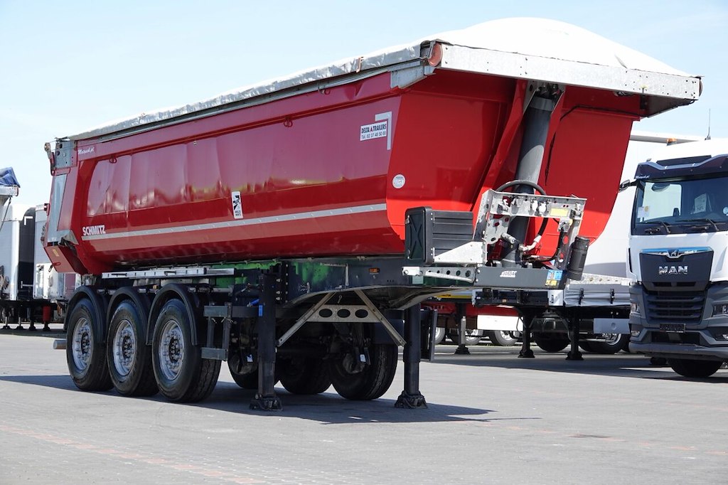 Schmitz Cargobull WYWROTKA / 26 m3 / STALOWA  / HYDROKLAPA / OŚ PODNOSZONA / AUTOM poluprikolica kipera