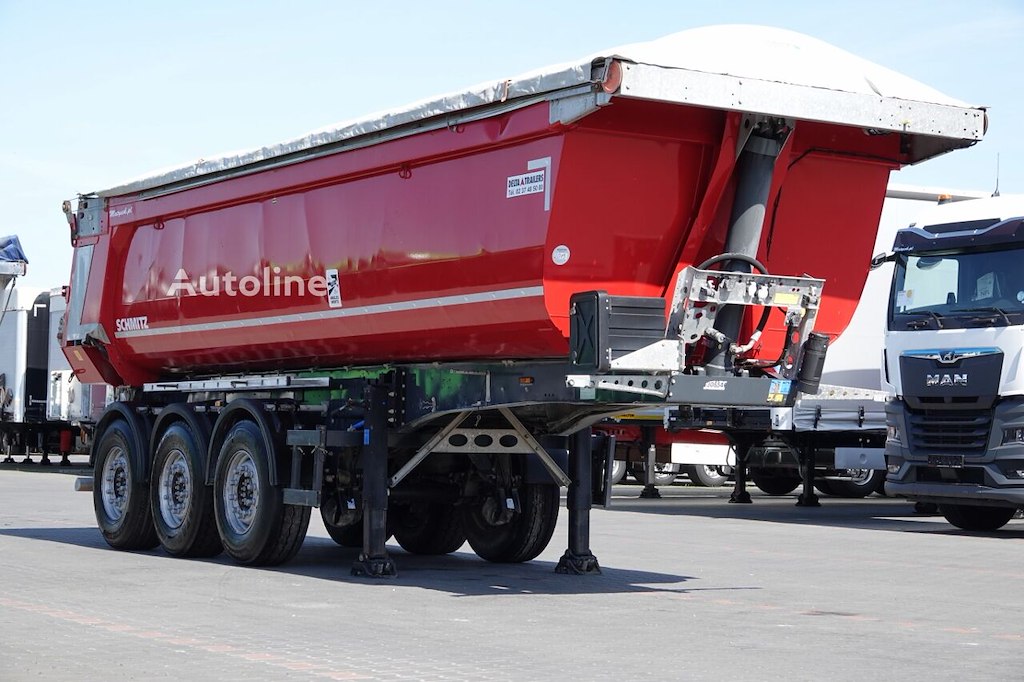 Schmitz Cargobull WYWROTKA / 26 m3 / STALOWA  / HYDROKLAPA / OŚ PODNOSZONA / AUTOM poluprikolica kipera