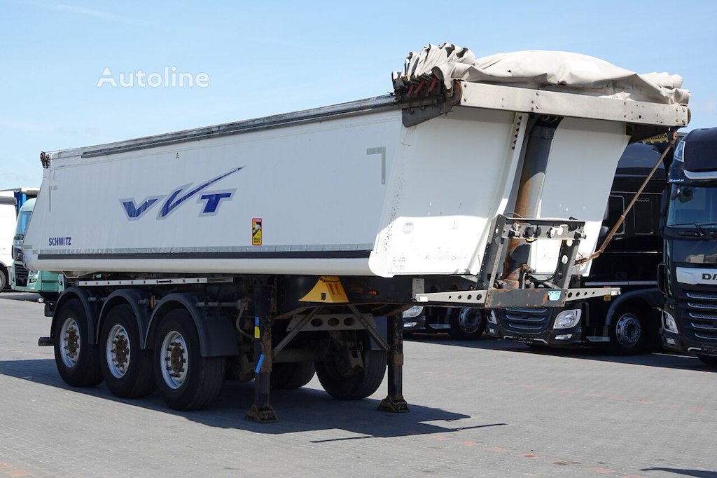 Schmitz Cargobull WYWROTKA / 23 m3 / ALUMINIOWA / OŚ PODNOSZONA  / SPROWADZONA poluprikolica kipera