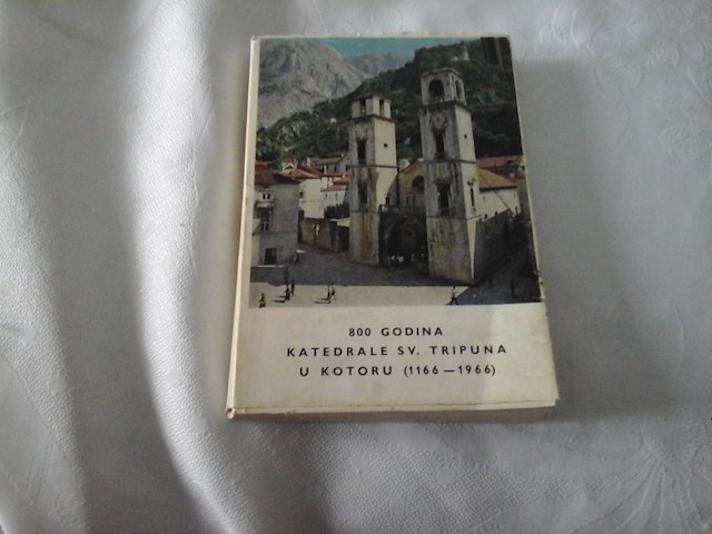 800 godina katedrale Sv Tripuna u Kotoru 1166 1966