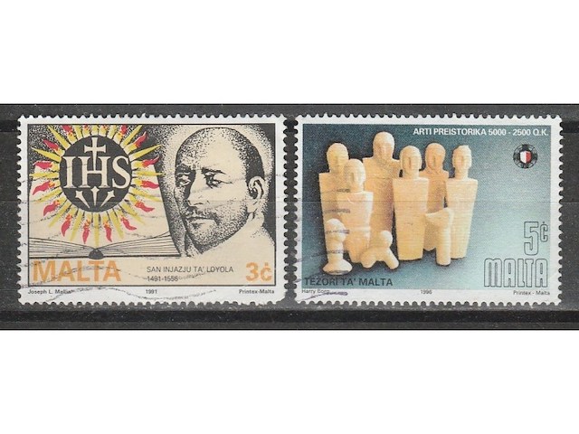 Malta-Ignatius Loyola, Carved Figures from Skorba