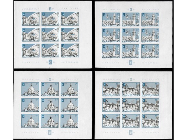 ZOI SARAJEVO 1982 NEZUPČANI TABAČIĆI - RETKO!!!