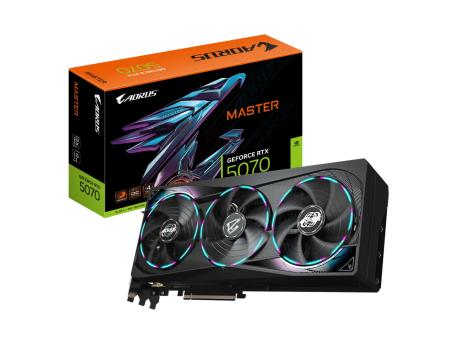 GIGABYTE AORUS GeForce RTX 5070 MASTER 12GB 192bit GV-N5070AORUS M-12GD