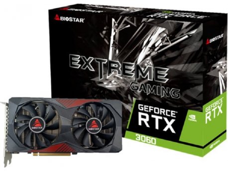 BIOSTAR GeForce RTX3060 12GB GGDR6 192bit VN3606RML9