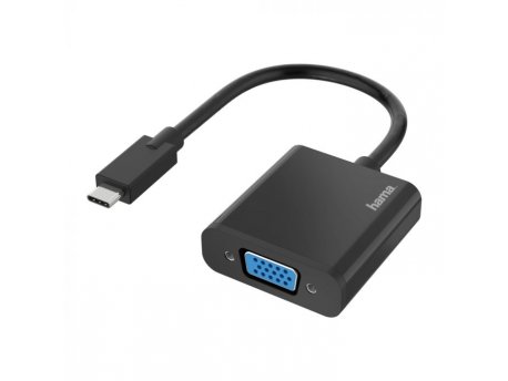 HAMA Adapter USB-C Muski Na VGA Zenski, Full HD