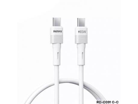 REMAX RC-C091 kabl za punjač 65W USB C na USB C beli
