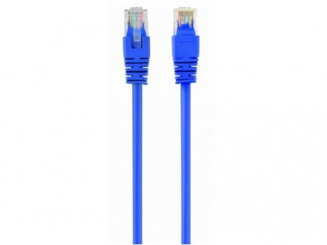 GEMBIRD PP12-1.5M/B Mrezni kabl, CAT5e UTP Patch cord 1.5m blue