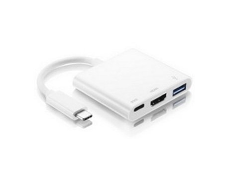 FAST ASIA Adapter - konvertor USB 3.1 tip C - USB 3.0 + HDMI + tip C