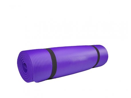 GIM FIT Strunjača ljubičasta-1cm S100709-P