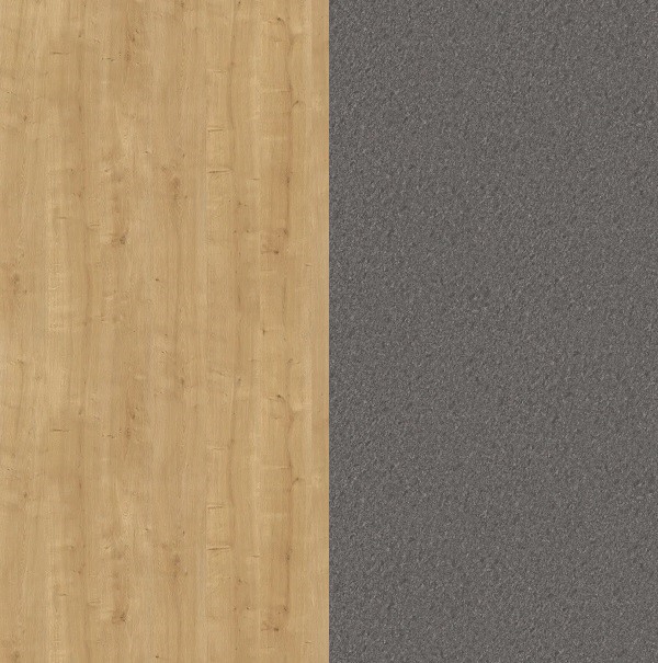 Zidna obloga H 3303 ST10/ F 620 ST87 4100x640x 8mm Nat.Hamil.Oak/Antr.Steel.Greey