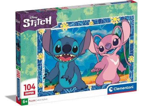 CLEMENTONI Puzzle 104 maxi disney stich ( CL23776 )