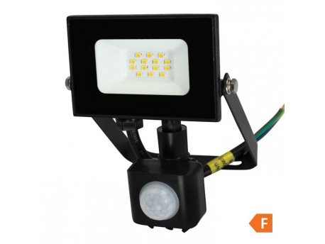 COMMEL LED Reflektor Senzor 10W 4000K, 800lm 30kh, Crni