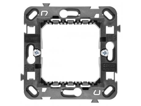 GEWISS Montažni ram GW16821 2M fi60, sa žabicama tamnosivi