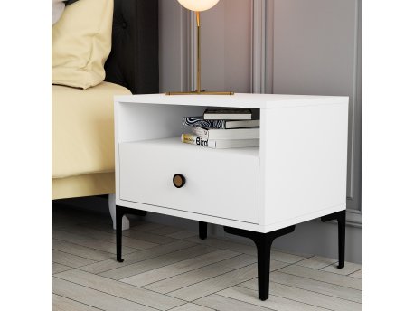 HANAH HOME Noćni stočić Lizbon 535 White