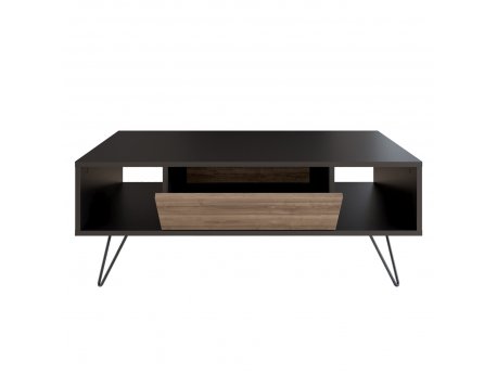 HANAH HOME Sto za dnevnu sobu Mistico Black Walnut