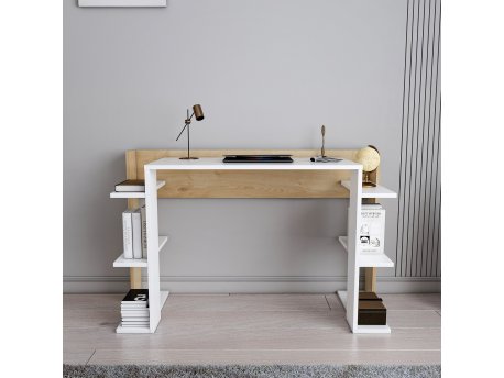 HANAH HOME Radni sto Cinar White Oak