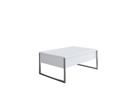HANAH HOME Sto za dnevnu sobu Luxe White Silver