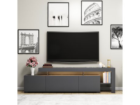 HANAH HOME TV polica Beliz Anthracite (382NRC1115)