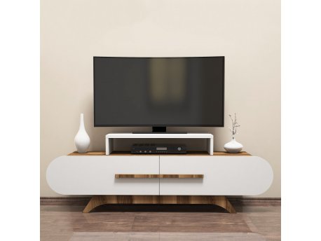 HANAH HOME TV polica Rose Walnut White (845HCT3049)