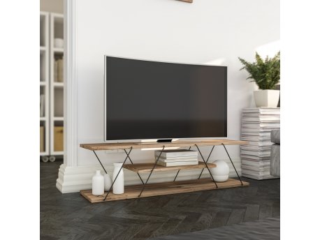 HANAH HOME TV polica Canaz Black Walnut (854KLN3019)