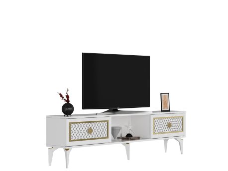 HANAH HOME TV polica Herry White Gold