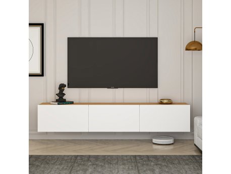 HANAH HOME TV polica West White Atlantic Pine