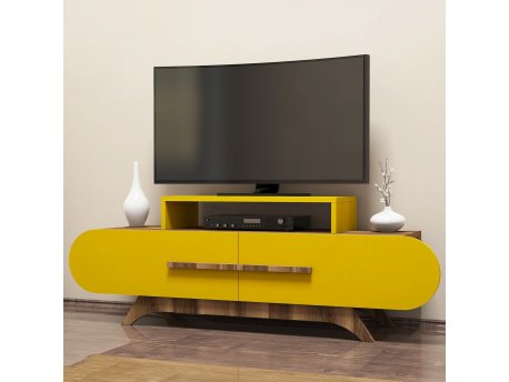 HANAH HOME TV polica Rose Walnut Yellow (845HCT3051)