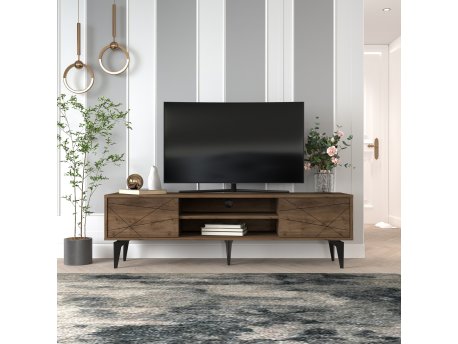 HANAH HOME TV polica Brendon Walnut
