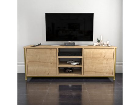 HANAH HOME TV polica Otis Gold Oak