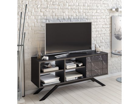 HANAH HOME TV polica North Black
