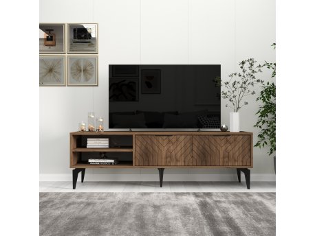 HANAH HOME TV polica Regina Walnut