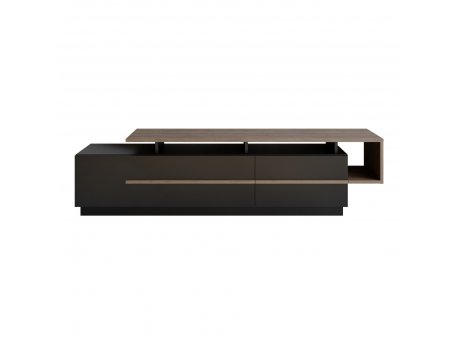 HANAH HOME TV polica Pia Black Walnut (788DEC4039)