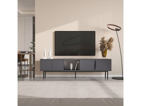 HANAH HOME TV polica Ramsey Anthracite
