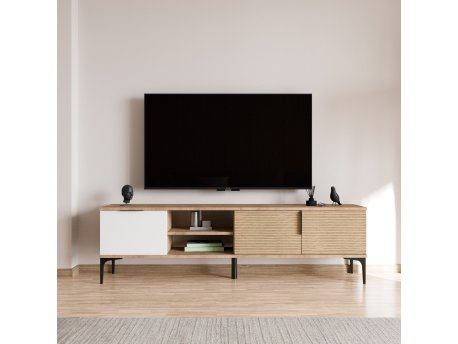 HANAH HOME TV polica Tarz White Oak