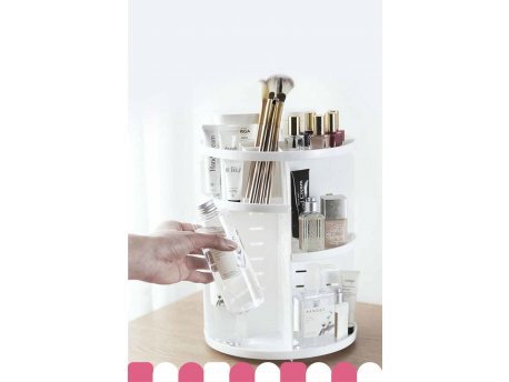 HERMIA Organizer za šminku 980302 White