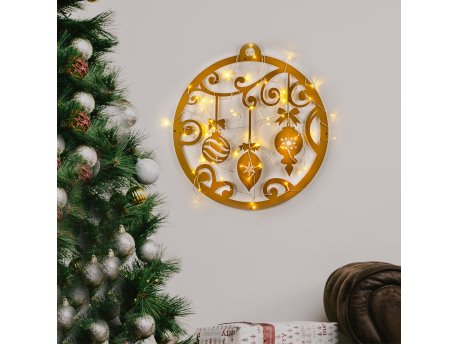 WALLXPERT Zidna dekoracija XMASGOLD 028