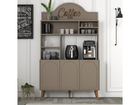 HANAH HOME Lyon 120 Atlas Walnut polica