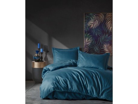 L`ESSENTIEL MAISON Satenska posteljina (240 x 220) Stripe Blue