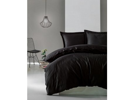 L`ESSENTIEL MAISON Satenska posteljina (240 x 220) Elegant Black