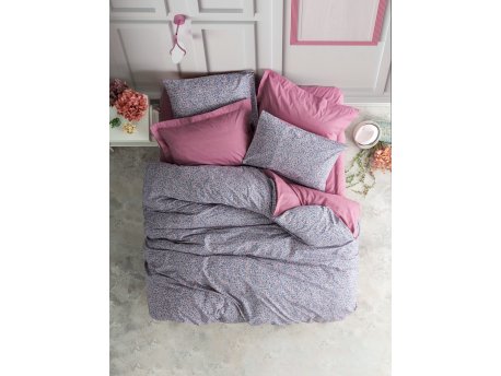 L`ESSENTIEL MAISON Ranforce posteljina (135x200) Penny Dusty Rose