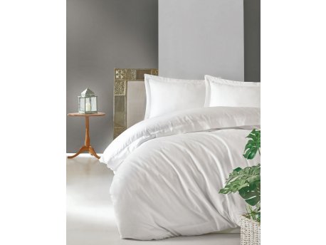 L`ESSENTIEL MAISON Satenska posteljina (240 x 220) Elegant White