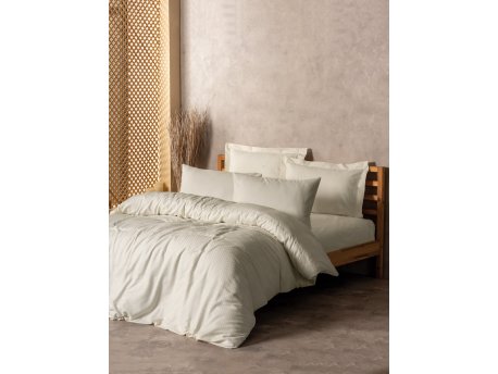 L`ESSENTIEL MAISON Ranforce posteljina (200x200) Plaid Cream