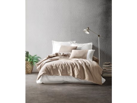 L`ESSENTIEL MAISON Ranforce posteljina (240 x 220) Plain Mink Cream