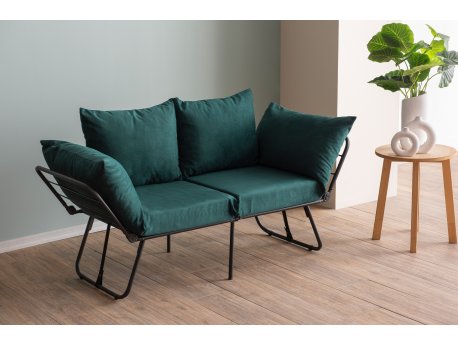 Atelier del Sofa Sofa dvosed Viper 2 Seater Petrol Green