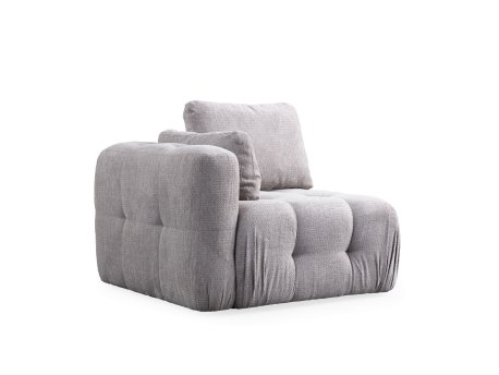 Atelier del Sofa Amaris L1 Light Grey 1-Seat Sofa