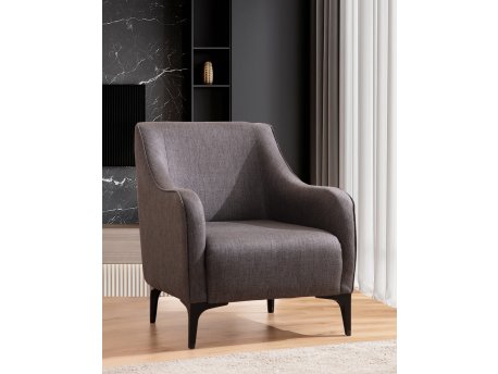 Atelier del Sofa Fotelja Belissimo Dark Grey