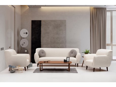 Atelier del Sofa Fotelja Enna Beige