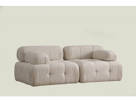 Atelier del Sofa Sofa Doblo 2 Seater ( L1 1R) Cream Bouclette