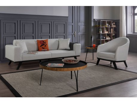 Atelier del Sofa Fotelja Leon Light Grey