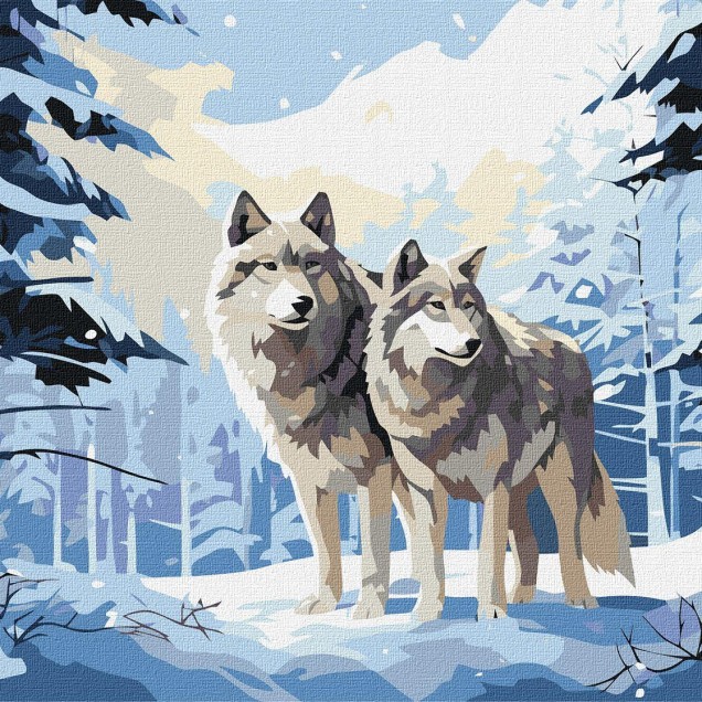 40x50cm Vukovi